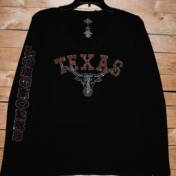 custom made rhinestone shirt | Tops | Texas Rhinestone Bling Long ...